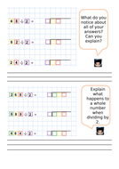 Division Mastery, differentiated worksheets , Year 3 and 4 Bus stop ...