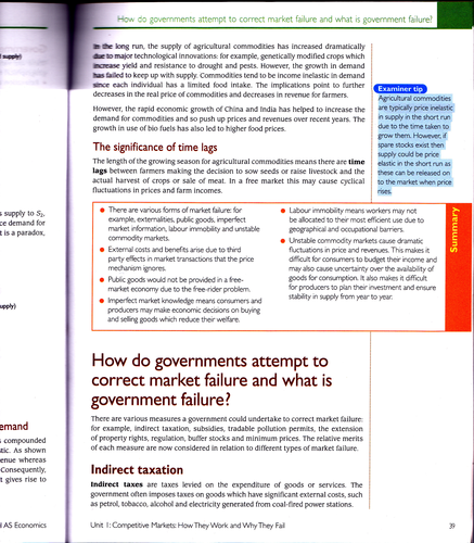 A-level Economics Government Failure Introductory Lesson | Teaching ...