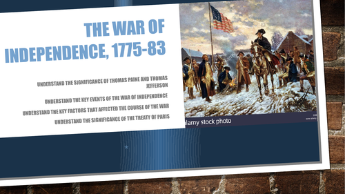 British America, 1713-1783: The War of Independence, 1775-83 | Teaching ...