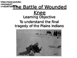 American West - Battle of Wounded Knee | Teaching Resources