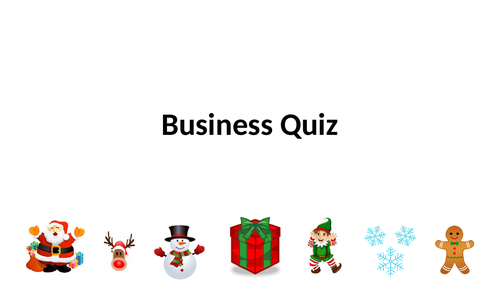 GCSE Business Studies/Christmas Quiz (updated with answers 2021 ...