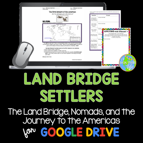 Native Americans - Land Bridge and the First Settlers of the Americas ...