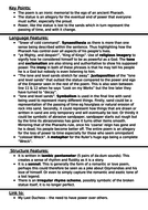 Ozymandias - GCSE Poetry revision notes (Power and Conflict anthology ...