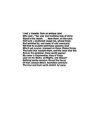 Ozymandias - GCSE Poetry revision notes (Power and Conflict anthology ...