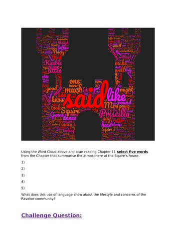 Silas Marner by George Eliot: Chapters 11, 12 and 13 | Teaching Resources