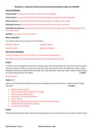 GCSE chemistry topic 10 new spec worksheet using Earth's resources and ...