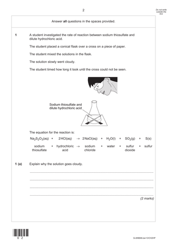 New GCSE Chemistry_Rate of reaction_C2 6.7_Effect of Catalyst on rate ...