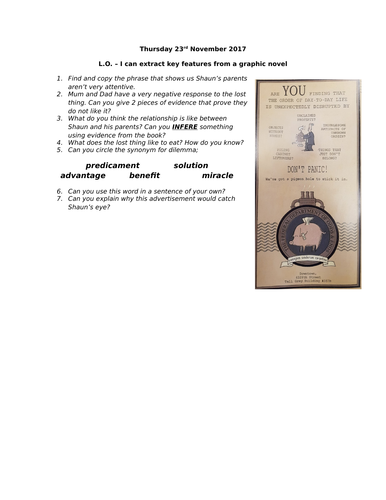 Guided Reading - The Lost Thing by Shaun Tan - Unit Plan including 9 ...
