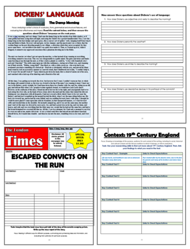 Great Expectations Comprehension Activities Booklet! | Teaching Resources