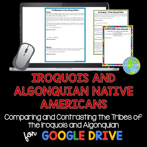 Iroquois and Algonquian Native Americans | Teaching Resources