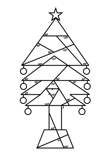 Christmas Tree Angles | Teaching Resources
