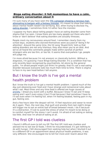 Eating Disorders Case Study Examples | Teaching Resources