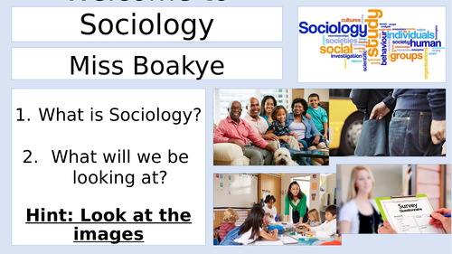 AQA A Level - Sociology - Intro to Sociology & Research Methods ...
