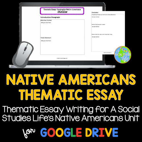 Native Americans Thematic Essay Writing | Teaching Resources