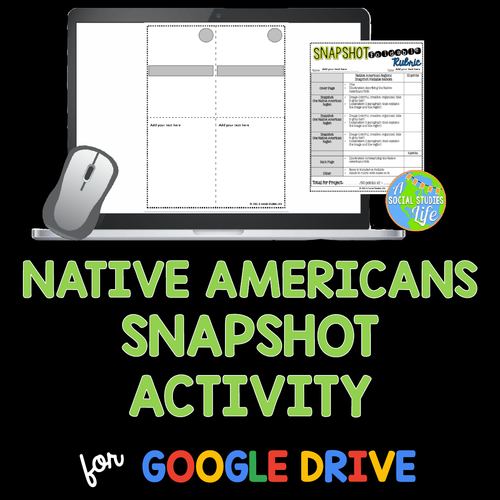 Native Americans Snapshot Foldable | Teaching Resources