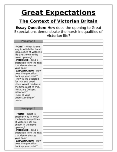 Great Expectations: The Context of Victorian Britain! | Teaching Resources