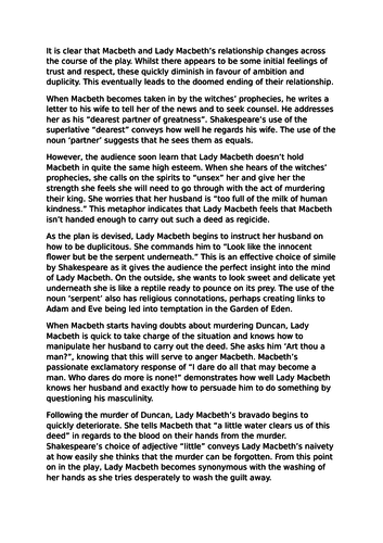 Eduqas - Teaching how to respond to the Macbeth Exam Essay Question ...