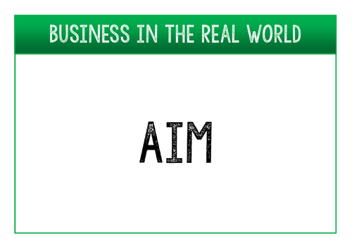 AQA GCSE Business (9-1) 3.1. Business in the Real World Keywords Match ...