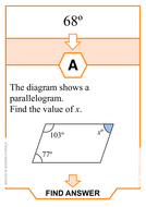 Angles in Quadrilaterals (Treasure Hunt) | Teaching Resources