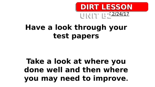 Dirt lesson unit B2 | Teaching Resources