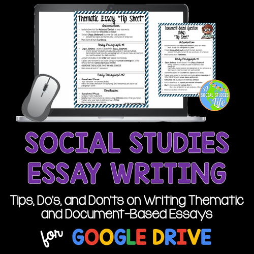 Social Studies Essay Writing | Teaching Resources
