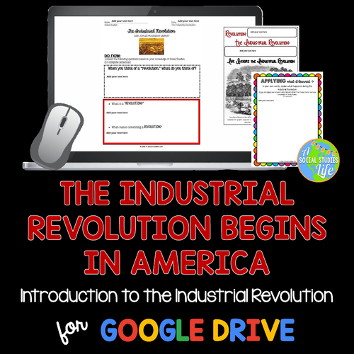 Industrial Revolution Begins in America | Teaching Resources