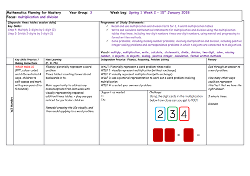 White Rose Year 3 - Spring (Block 1 - Multiplication and Division ... White Rose Year 3 - Spring (Block 1 - Multiplication and Division ...