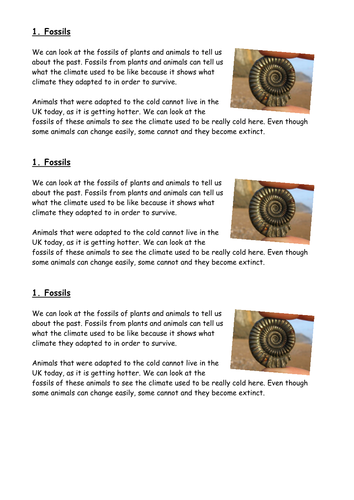 Climate Change Part 1 Teaching Resources
