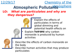 AQA Chemistry / Trilogy - Carbon monoxide and Global dimming | Teaching ...