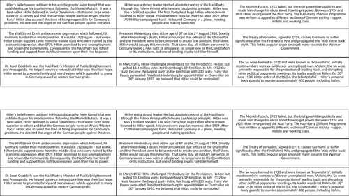 Nazi Economic Policy: 'Work and Bread' | Teaching Resources