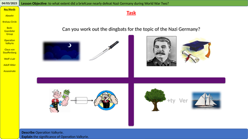 Operation Valkyrie: The July Bomb Plot | Teaching Resources