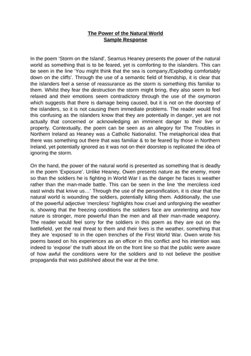 Power and Conflict Poetry Introduction and Poetry Comparison | Teaching ...