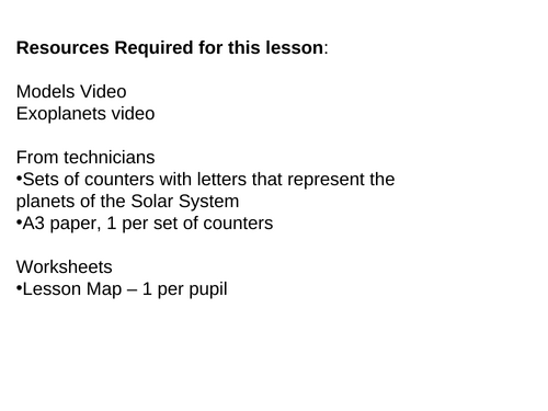 The Solar System SP7a Edexcel 9-1 GCSE Physics Astronomy | Teaching ...