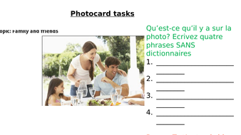 GCSE photo card practice lesson | Teaching Resources