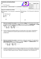 NEW GCSE (9-1) v2-u2 = 2as equation scaffolded worksheets with answers ...