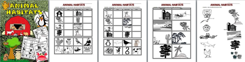 Animal Habitats Fun Activity! | Teaching Resources