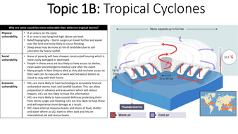 Edexcel B 9-1 Geography Knowledge Organiser Topic 1 Hazardous Earth ...