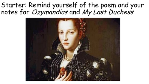 Revision PPTs for all poems in AQA Anthology Power and Conflict ...