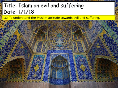 Religion and evil- KS3 | Teaching Resources