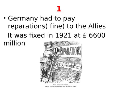 The impact of WW1 on Germany | Teaching Resources