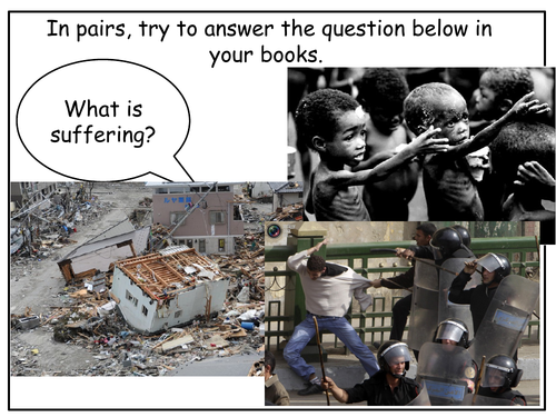 Why some people lose faith in Christianity because of suffering? KS3 ...