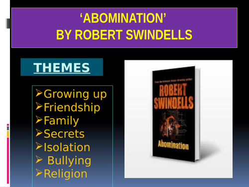 ‘Abomination’ – Reading Assessment | Teaching Resources