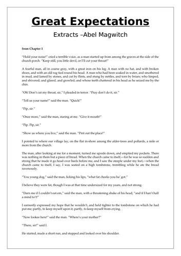 Great Expectations: Abel Magwitch and 19th Century Justice! | Teaching ...