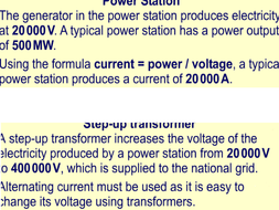 KS4 AQA GCSE Science (Physics) National Grid Lesson | Teaching Resources
