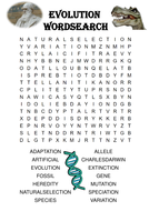 Biology word search Puzzle: Evolution (Includes answer key) | Teaching ...