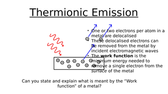 A-Level Turning Points in Physics - Thermionic Emission (PowerPoint ...