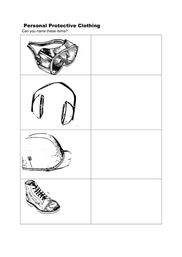 Health and Safety - PPE Resources | Teaching Resources