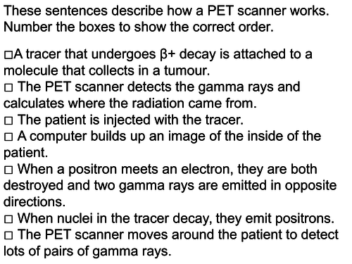 Radioactivity in Medicine SP6j Edexcel 9-1 GCSE Physics Radioactivity ...