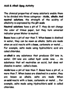 KS3&4 GCSE Science Introduction to Acid & Alkali Lesson | Teaching Resources