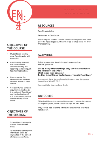 Critical Thinking: Fake News | Teaching Resources